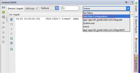 How To Filter Logcat In Android Studio Stack Overflow