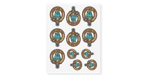 Clan Mackenzie Crest Temporary Tattoos Zazzle