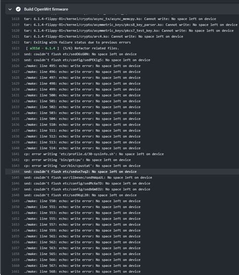 大神，打包步骤好像有点问题 · Issue 365 · Ophubamlogic S9xxx Openwrt · Github
