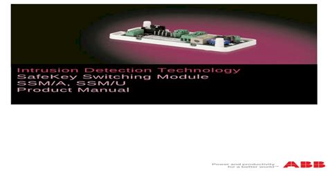 Pdf Intrusion Detection Technology Safekey Switching Module · Pdf Fileintrusion Detection