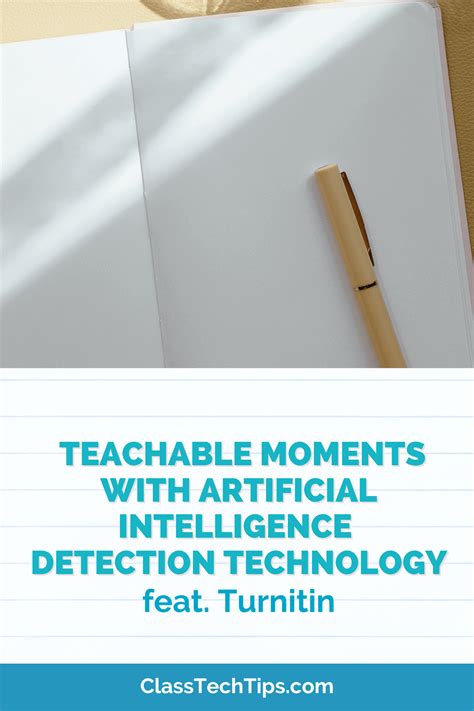 embracing teachable moments with artificial intelligence detection