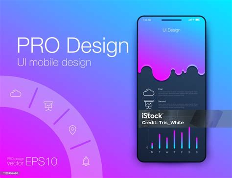 Aplikasi Ponsel Untuk Analitik Vektor Saham Ilustrasi Stok Unduh