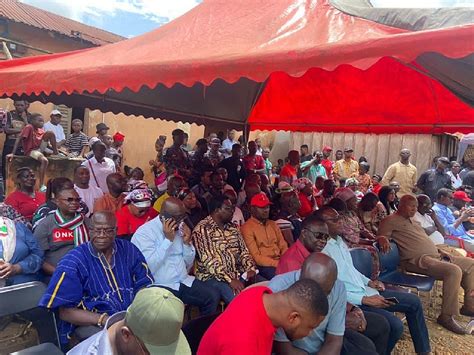Assin North NDC Turns Out In Full Force For One Week Observation Of