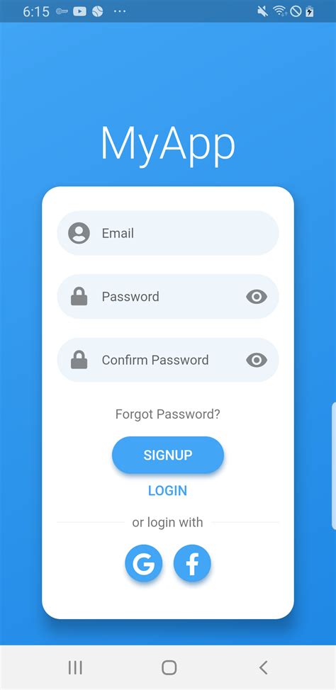 Flutter Amplify Flutter Sign Up Origogi