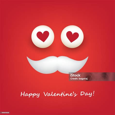 Desain Kartu Hari Valentine Ilustrasi Stok Unduh Gambar Sekarang