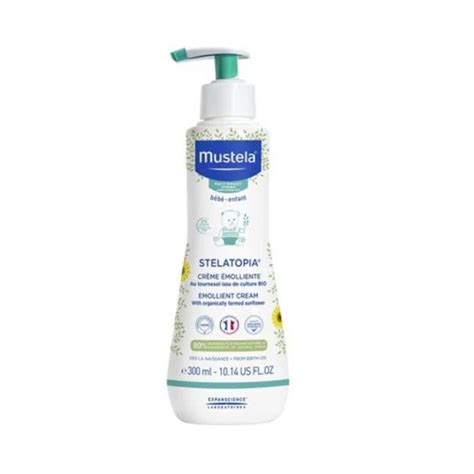 Mustela Stelatopia Емолиентен крем за бебета и деца за атопична
