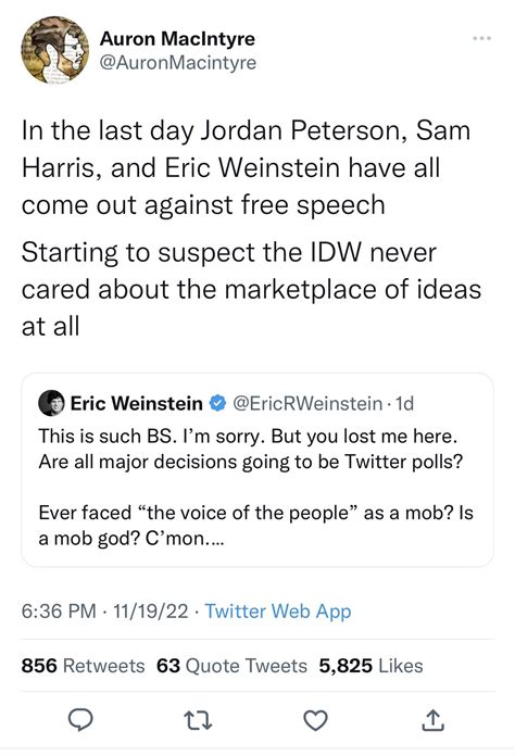 Clipper Chip On Twitter Dreamraconteur Ericrweinstein Well Hate