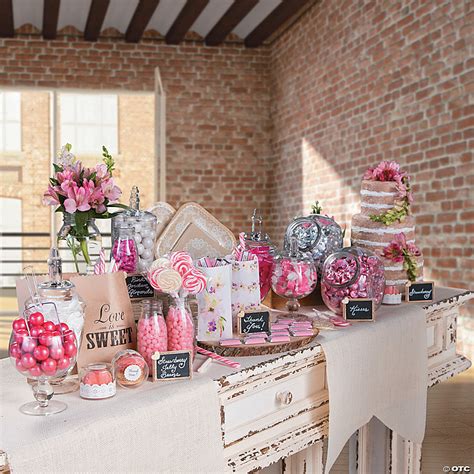 Bulk 1706 Pc Pink Candy Buffet Assortment Oriental Trading