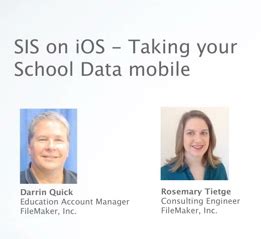 FileMaker Webinar SIS On IOS Taking Your School Data Mobile YouTube
