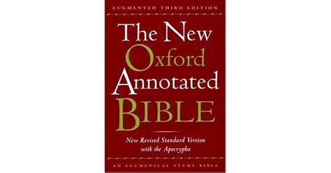 The New Oxford Annotated Bible New Revised Standard Version With The