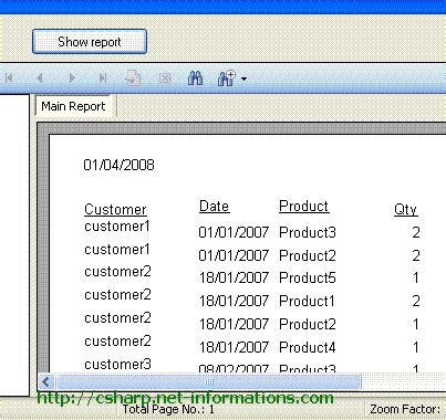 C Crystal Reports From Multiple Tables