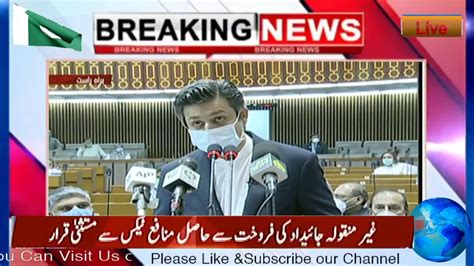 Federal Budget Speech By Hammad Azhar Youtube