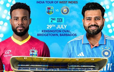 India Vs West Indies 2nd Odi Toss Result And Playing Xis For Todays
