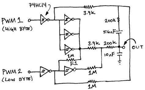 Design Review Dual Pwm Audio Output Circuit With Lm386 Amplifier Electrical Engineering