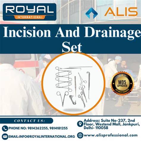 Incision And Drainage Set At Rs 2200pack Guru Ram Das Nagar