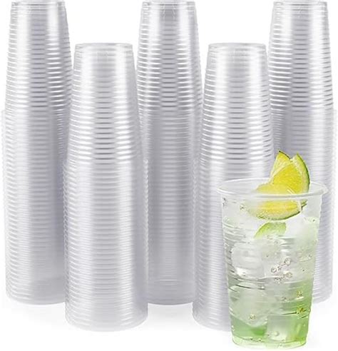 Homeshopa Disposable Cups Pack Of 1000 Clear Food Grade Disposable