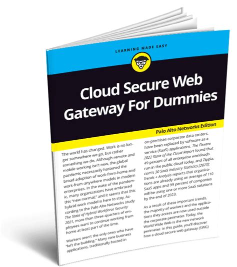 Cloud Secure Web Gateway For Dummies