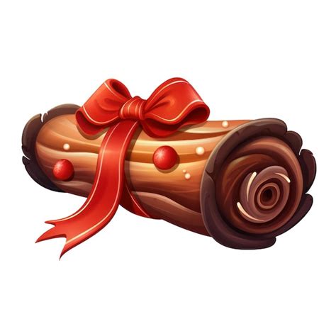Premium Ai Image Yule Log