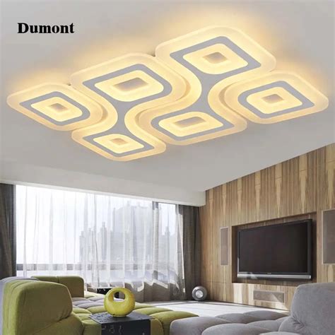Rectangular Rectangular Living Room Ultra Thin Led Ceiling Lamp