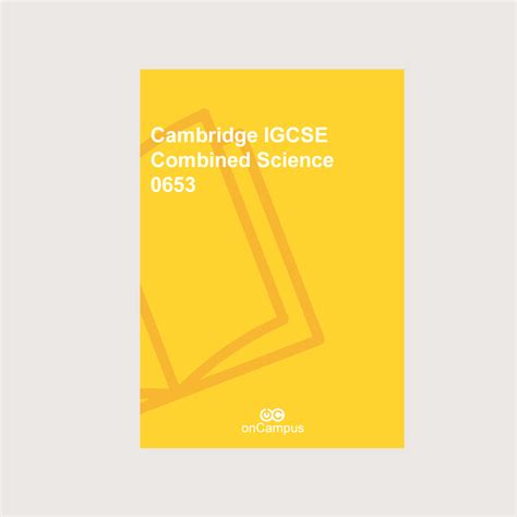 Cambridge Igcse Combined Science 0653 Oncampus Private Candidate