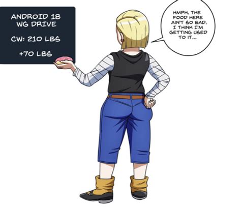 Android 18 Weight Gain 1 By Elijaht12 On Deviantart