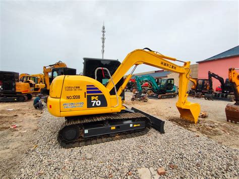 Used Original 7t Japan Komatsu PC70 8 Crawler Excavator On Sale China