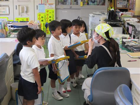 先生にインタビュー 出雲市立大社小学校ブログ