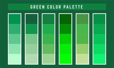 Green Color Swatches