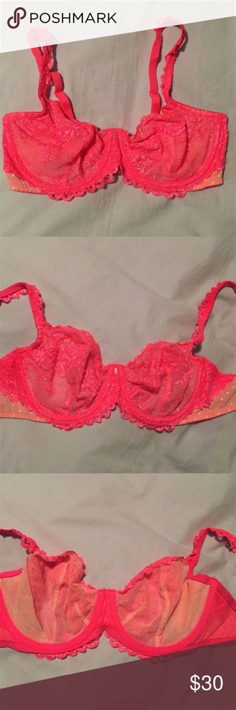 Victorias Secret Unlined Demi Lace Bra 34dd Lace Bra Victorias