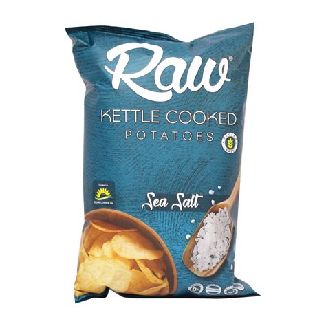 Raw Potato Chips Kettle Cooked Sea Salt 43 50g Online At Best Price
