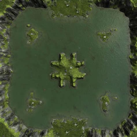 Flooded Valley 10 X 10 ⇀ Map ★ Beyond All Reason Rts