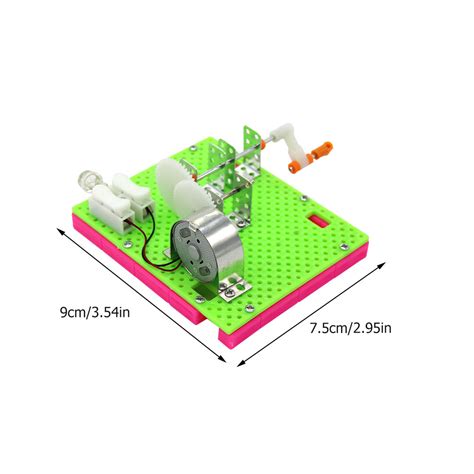 Manual Generator Model 1 Set Diy Hand Generator Science Experiment Toy