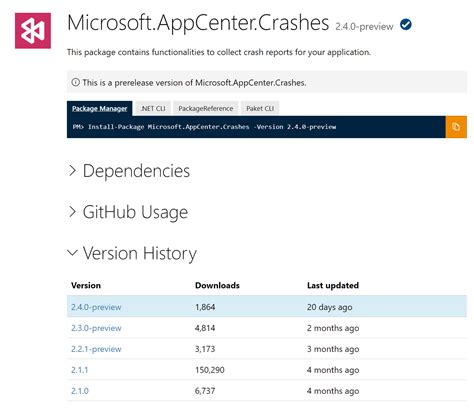 Uwp Support Handled Exceptions · Issue 150 · Microsoftappcenter · Github
