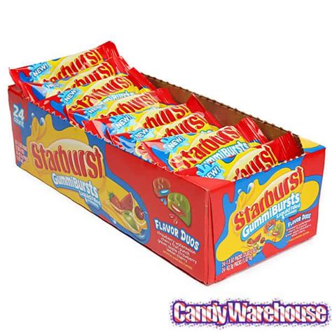 Starburst Gummibursts Liquid Filled Gummies Packs Flavor Duos 24