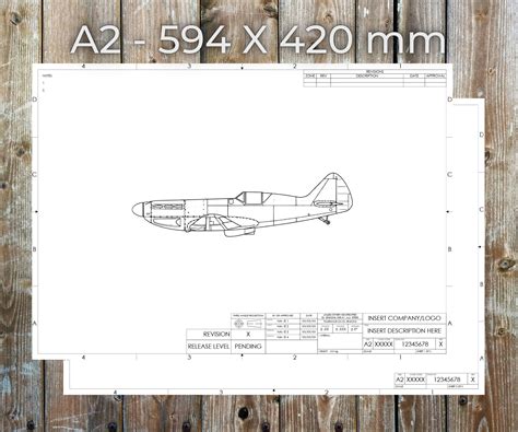 Visio Format Engineering Drafting Drawing Schematic Or Blueprint Template Sheets 1 And 2 Iso