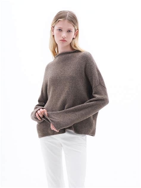 Filippa K Mika Yak Funnelneck Sweater In Natural Lyst Canada
