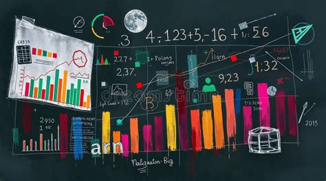 Data Visualization Analytics Dashboard With Colorful Charts Graphs