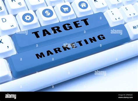 Writing Displaying Text Target Marketing Business Concept Market