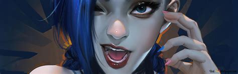 Arcane League Of Legends Jinx K Wallpaper Download