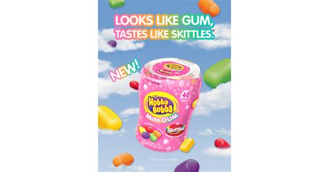 Hubba Bubba® Adds New Skittles® Flavored Mini Gum To Iconic Bubble Gum Lineup