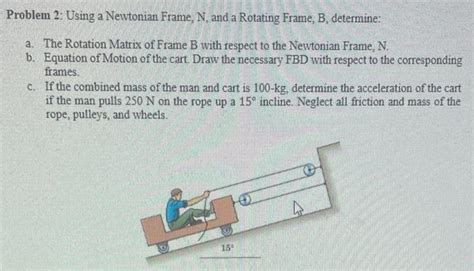 Solved Problem 2 Using A Newtonian Frame N And A Rotating