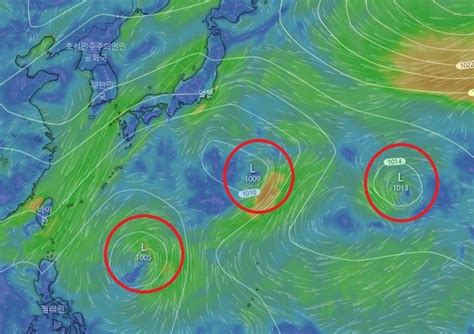 [오늘의 날씨] 전국 맑음 12호 태풍 무이파 이어 13호 14호 발달하나