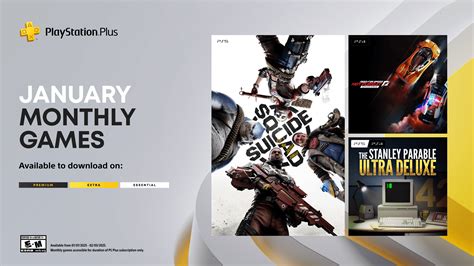 Free PlayStation Plus Games For January 2025 New Game Network