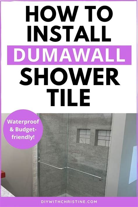 How To Easily Install Dumawall Diy Shower Tile Artofit