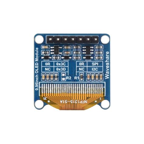 096inch Oled Display Module 128×64 Resolution Spi I2c Communication