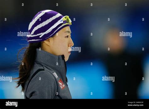 South Koreas Sang Hwa Lee Prepares For Her 500 Meters Race Of The