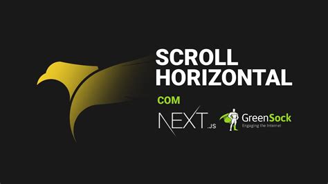 Scroll Horizontal Suave Com Nextjs E Gsap Reactjs And Nextjs Isaques Estúdios Youtube