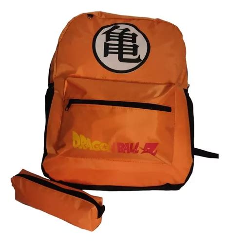 Mochila Escolar Vegeta Dragon Ball Z Anime Manga Cor Laranja MercadoLibre