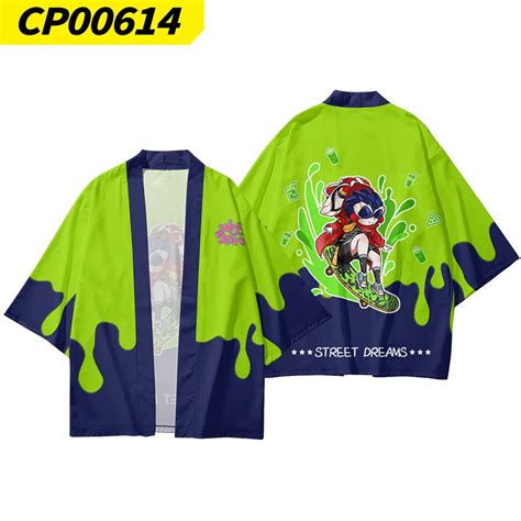 호랑이 프린트 코스프레 레드 셔츠 전통 하오리 기모노 하라주쿠 스타일 일본 해변을 닮은 유카타 스트리트웨어 가디건 의류 남녀 모두 입을 수 있는 아이템 핸드폰닷컴