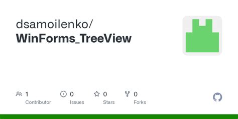 Github Dsamoilenko Winforms Treeview